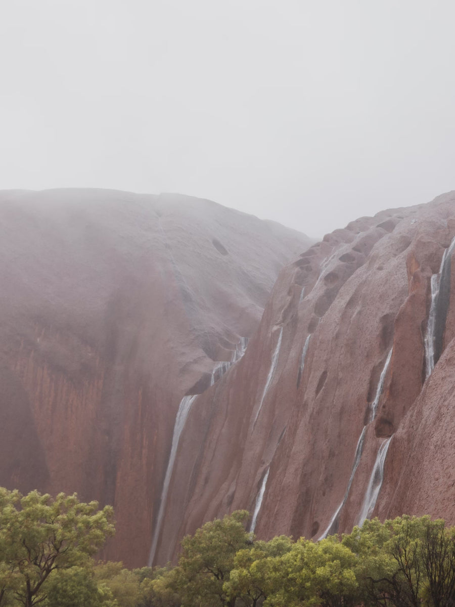Uluru Waterfall 02 - Uluru - Photographic Wall Art Print – Australia Unseen