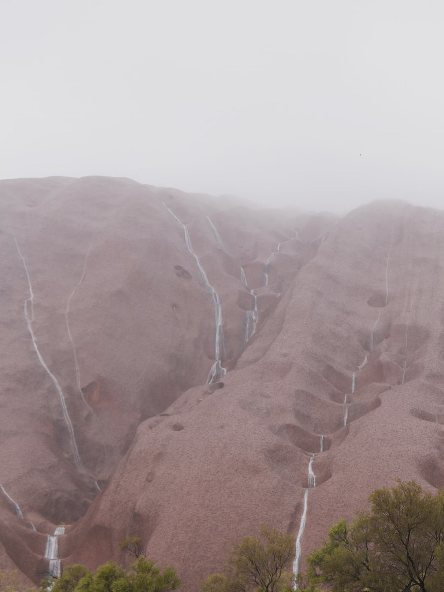 Uluru Waterfall 01 - Uluru - Photographic Wall Art Print – Australia Unseen