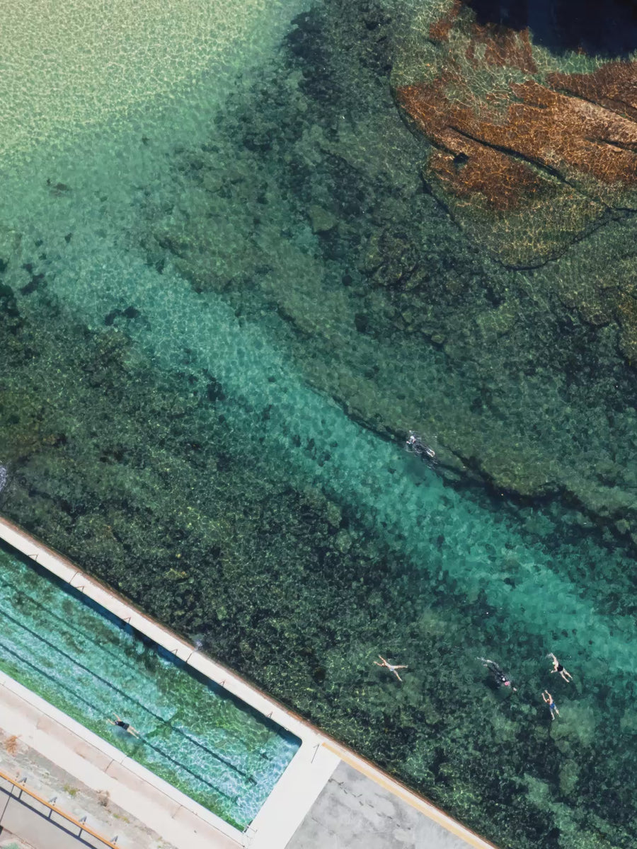 Geoff James Pool (Clovelly Baths) 01 - Photographic Wall Art Print ...