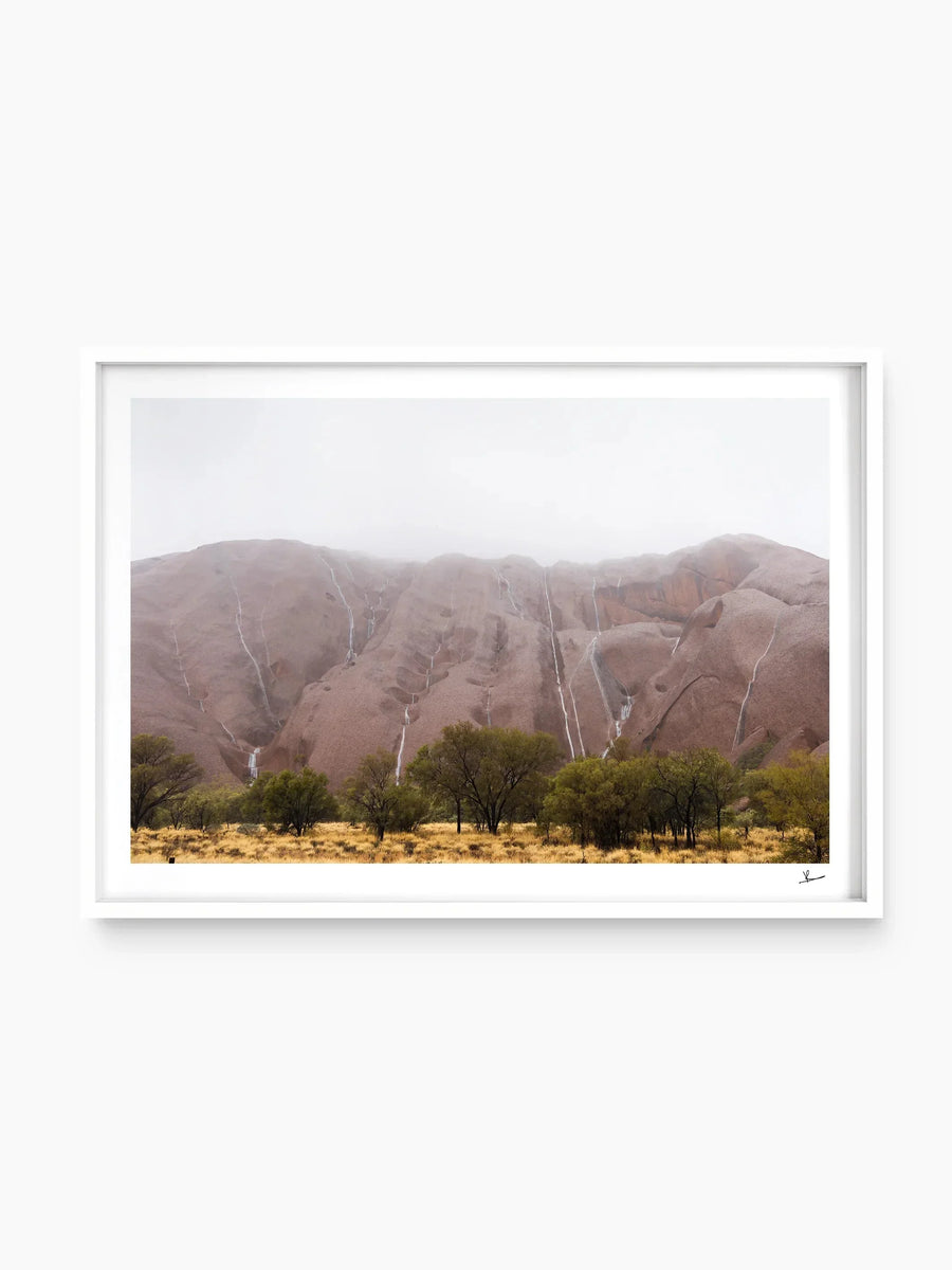 Uluru Waterfall 01 - Uluru - Photographic Wall Art Print – Australia Unseen