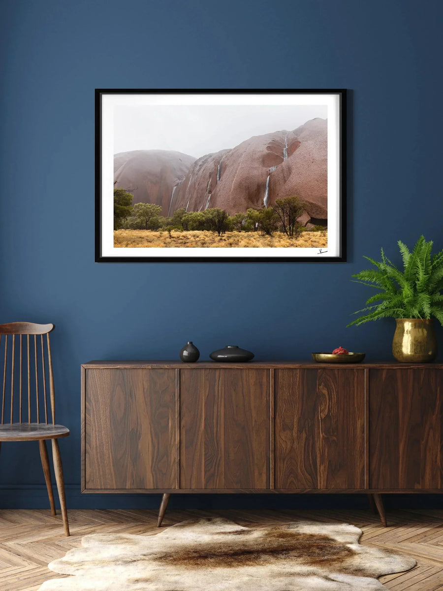 Uluru Waterfalls 02 - Fine Art Print - Northern Territory – Australia ...