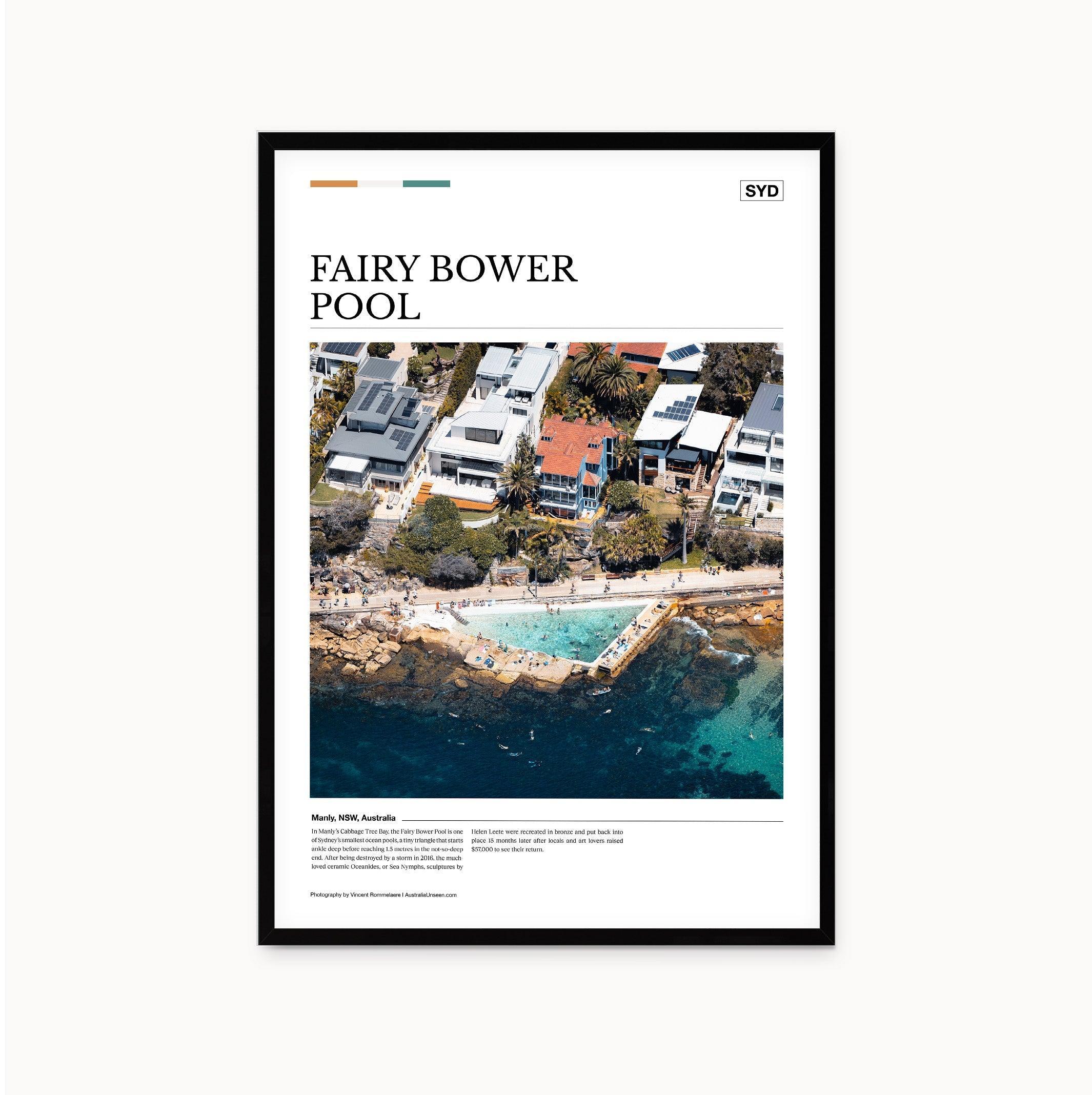 Fairy Bower Pool Editorial Poster – Australia Unseen