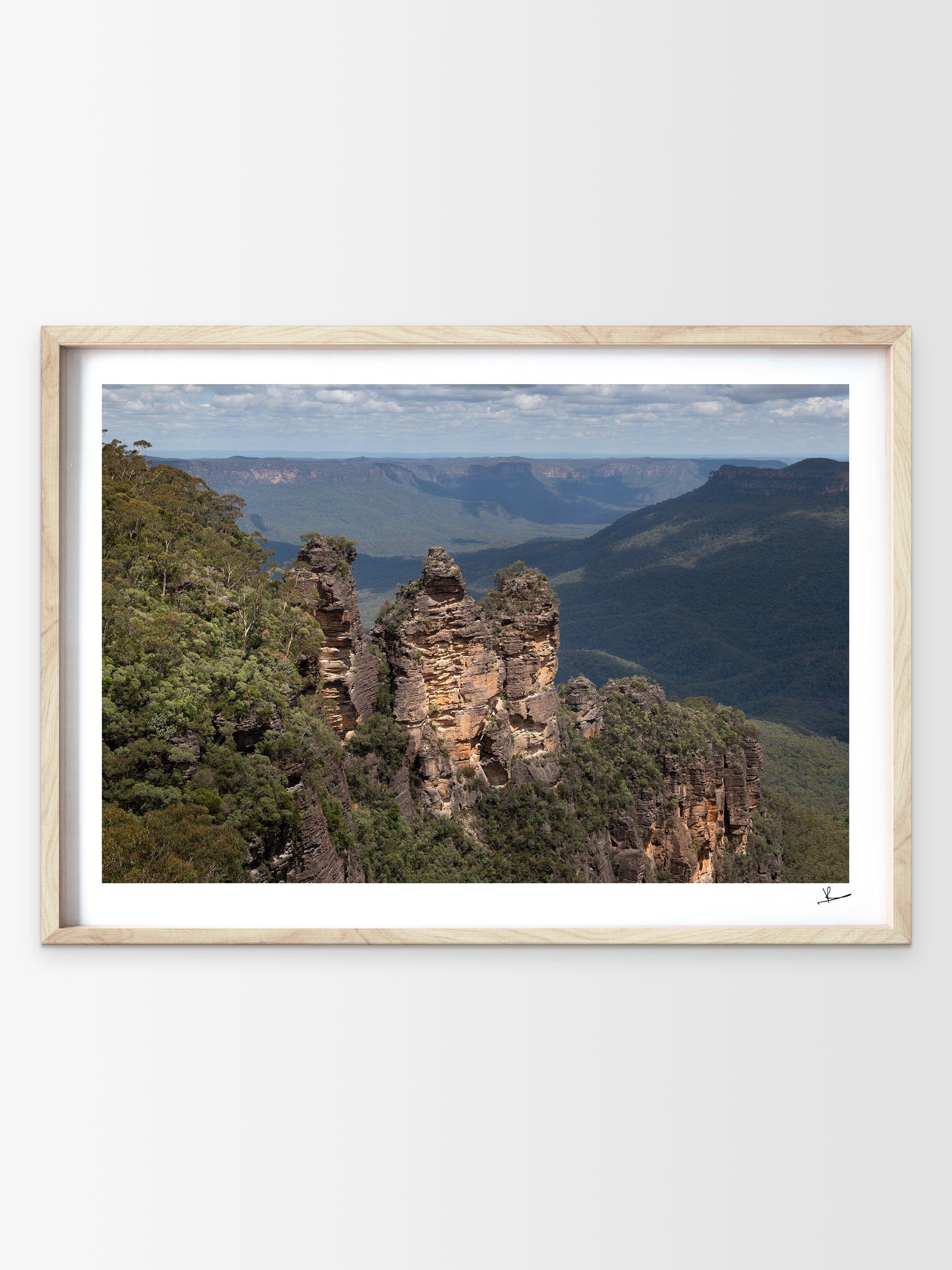 The Three Sisters - Blue Mountains - Photographic Wall Art Print ...