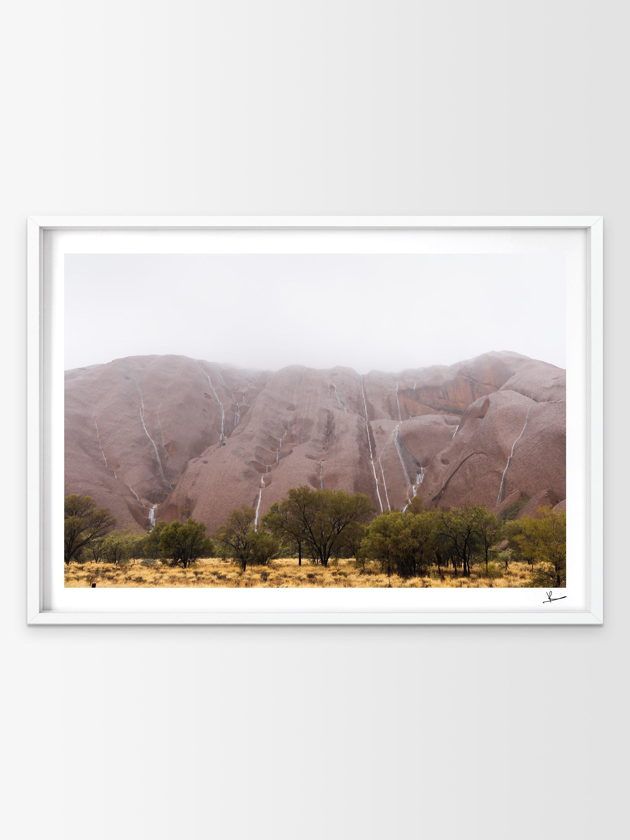 Uluru Waterfall 01 - Uluru - Photographic Wall Art Print – Australia Unseen