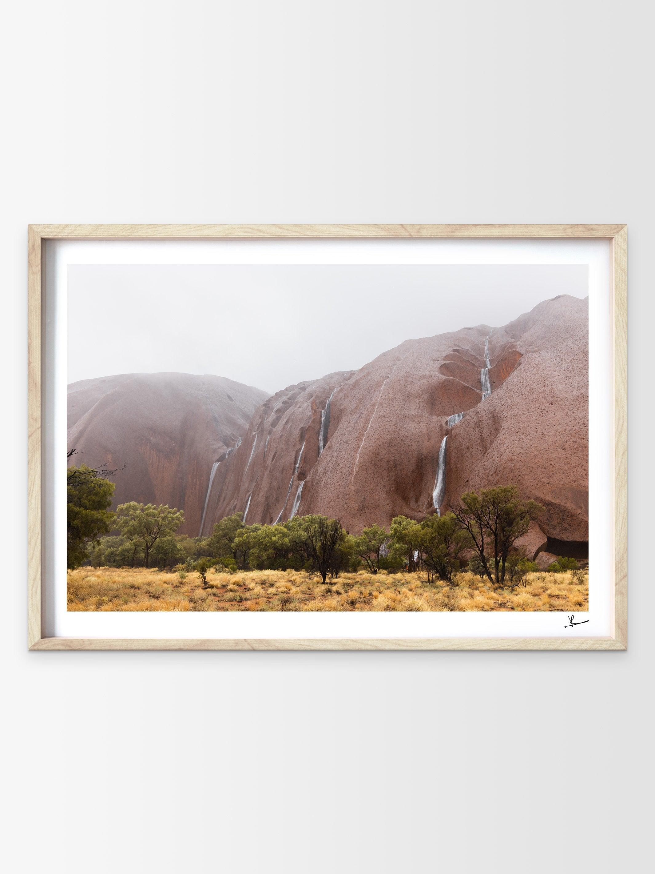 Uluru Waterfall 02 - Uluru - Photographic Wall Art Print – Australia Unseen
